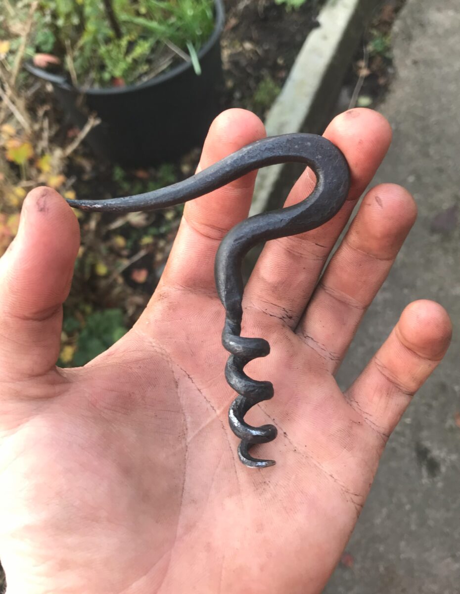 Hand-Forged Corkscrew - Forged At Home